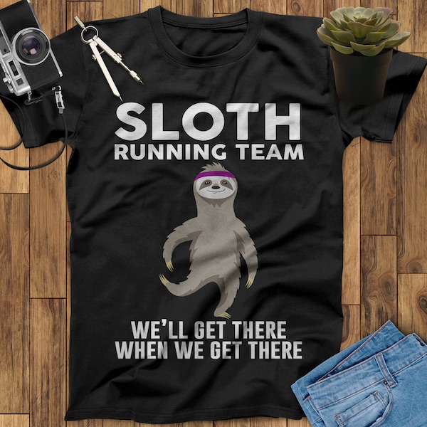 Sloth Running Team - Etsy
