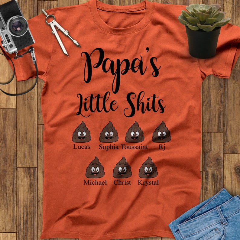 Personalized Children's Name Mom's Little Shits T - Etsy Ireland