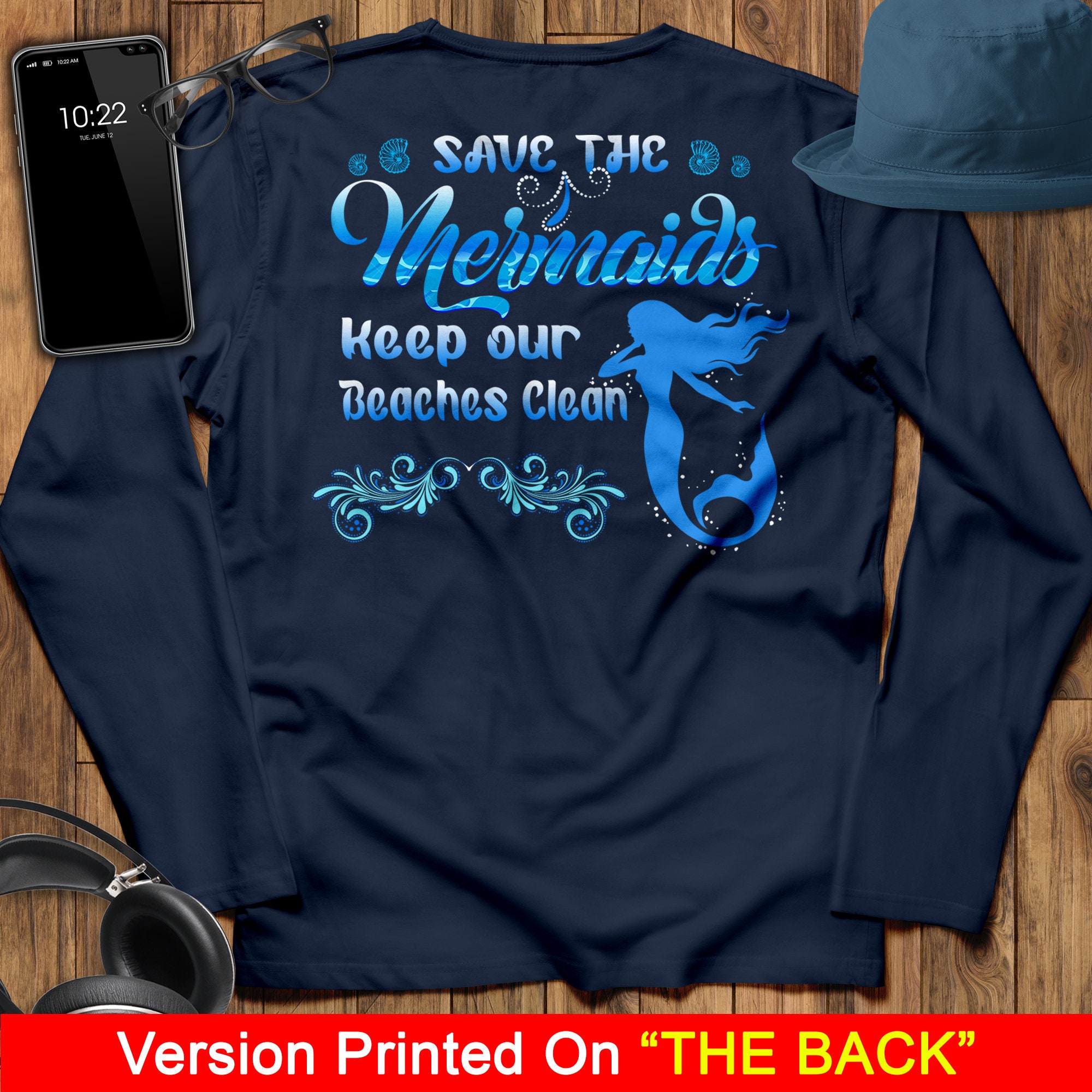 Save The Mermaids Keep Our Beaches Clean For Travelling Gifts | Etsy