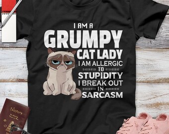 Grumpy Cat Tshirt | Etsy