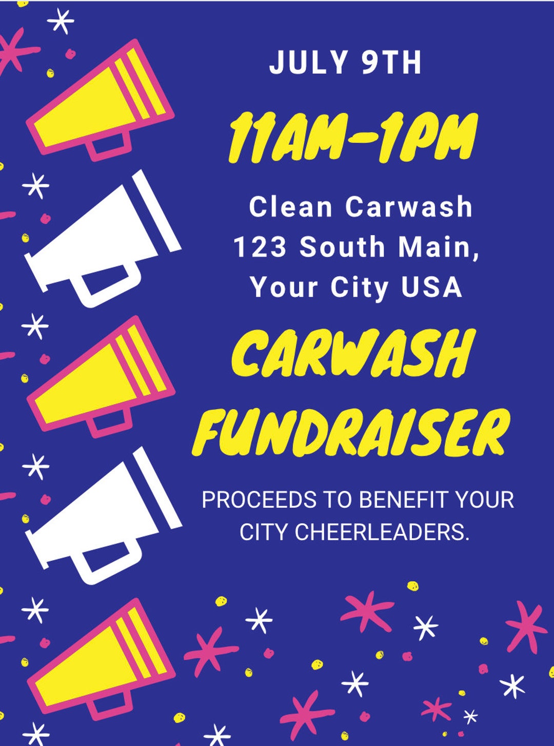 Community Fundraiser Flyer for Marketing Advertising - Etsy