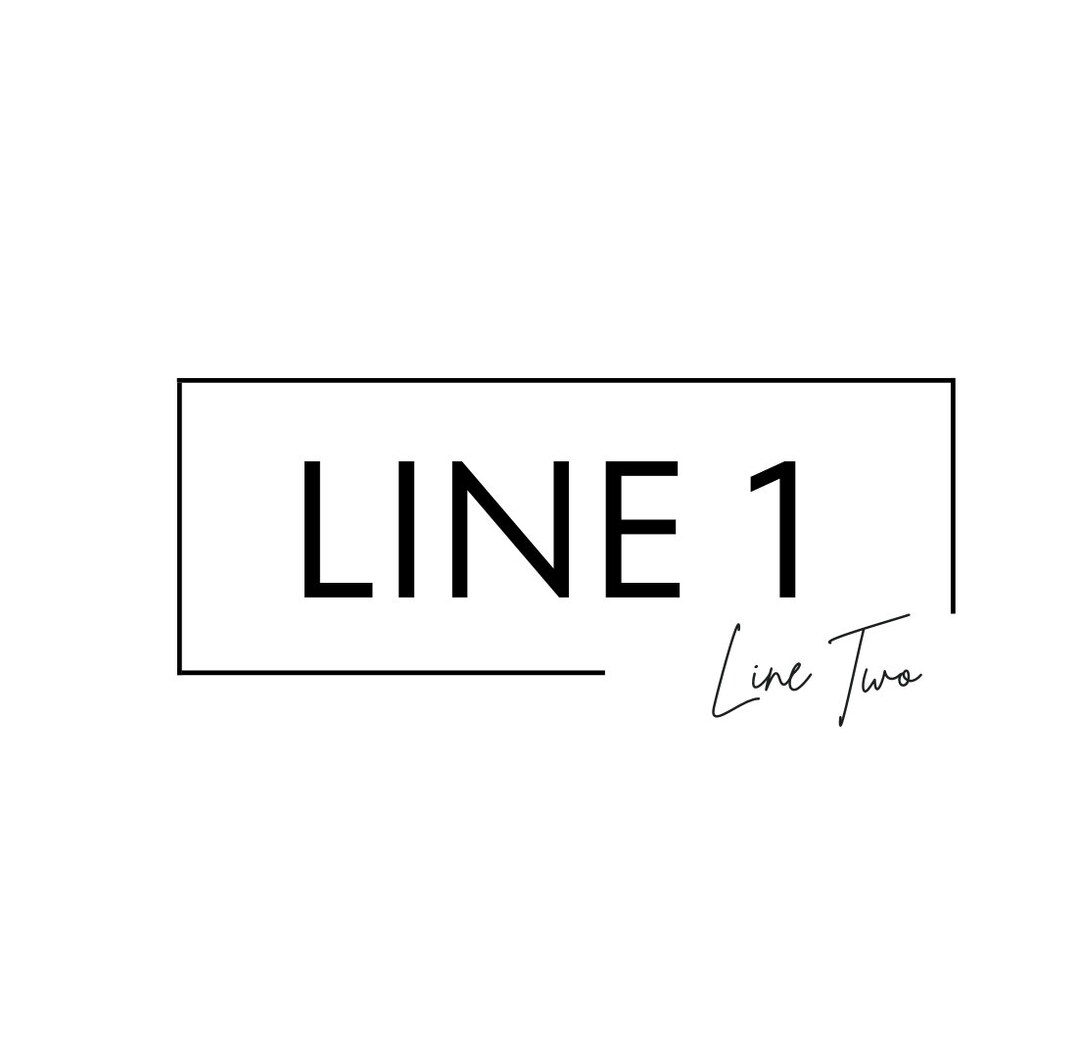 Simple Black and White Logo - Etsy