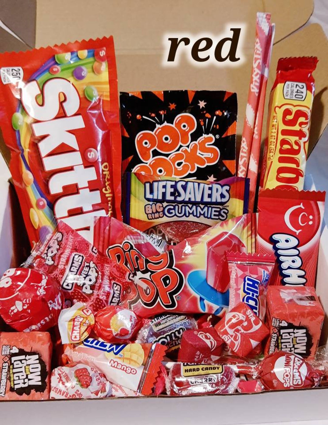 Mystery Skittles Candy Box, Color Themed Candy Box, Mystery Gift Box ...