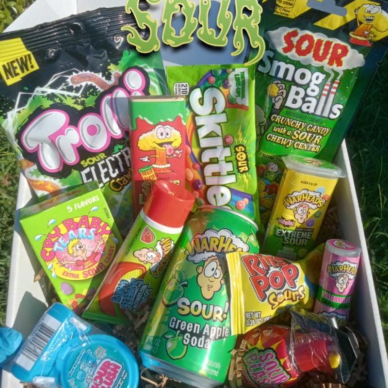 Sour Candy Box - Etsy