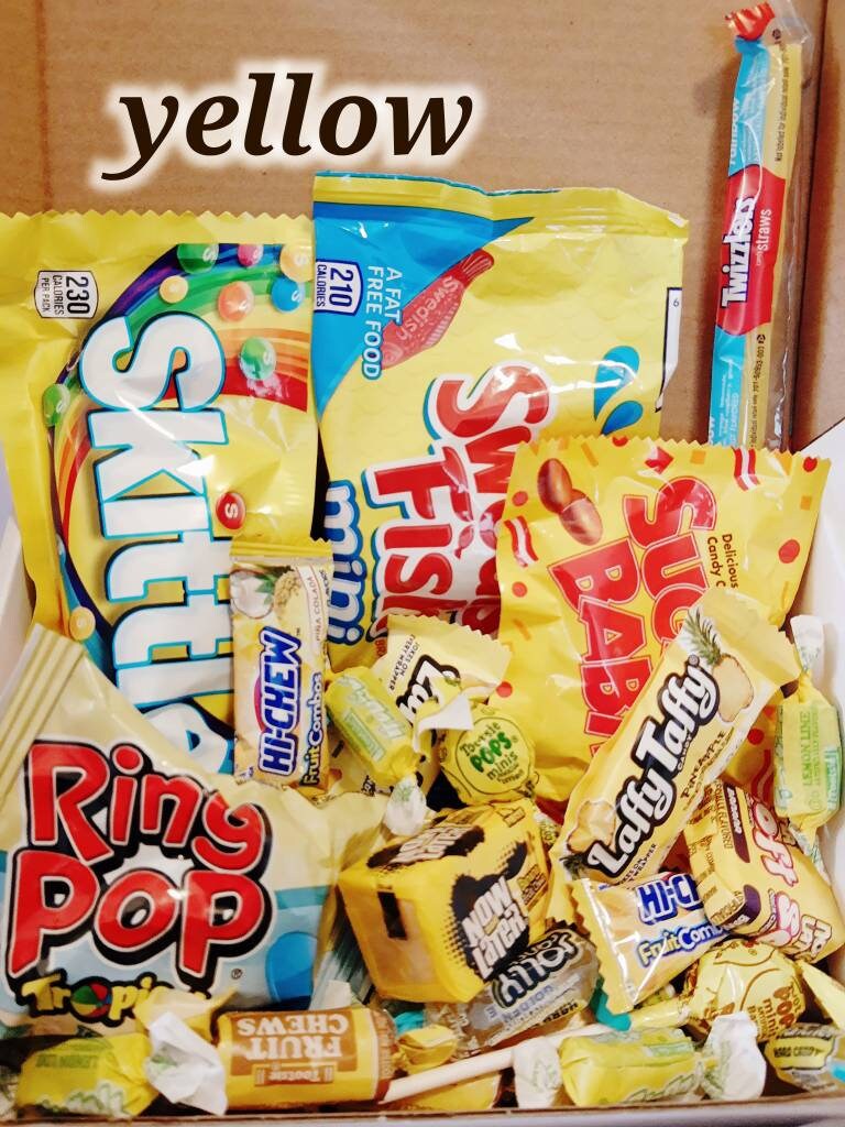 Skittles Candy Box Color Themed Candy Box Mystery Gift Box - Etsy