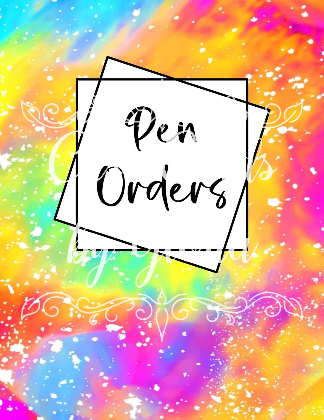 Pen Order Form Book - Etsy