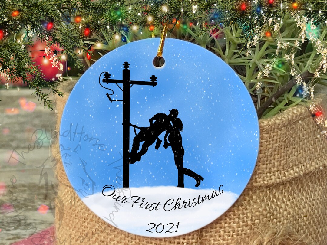 Journeyman Lineman Lineman Christmas Ornament Linewife - Etsy