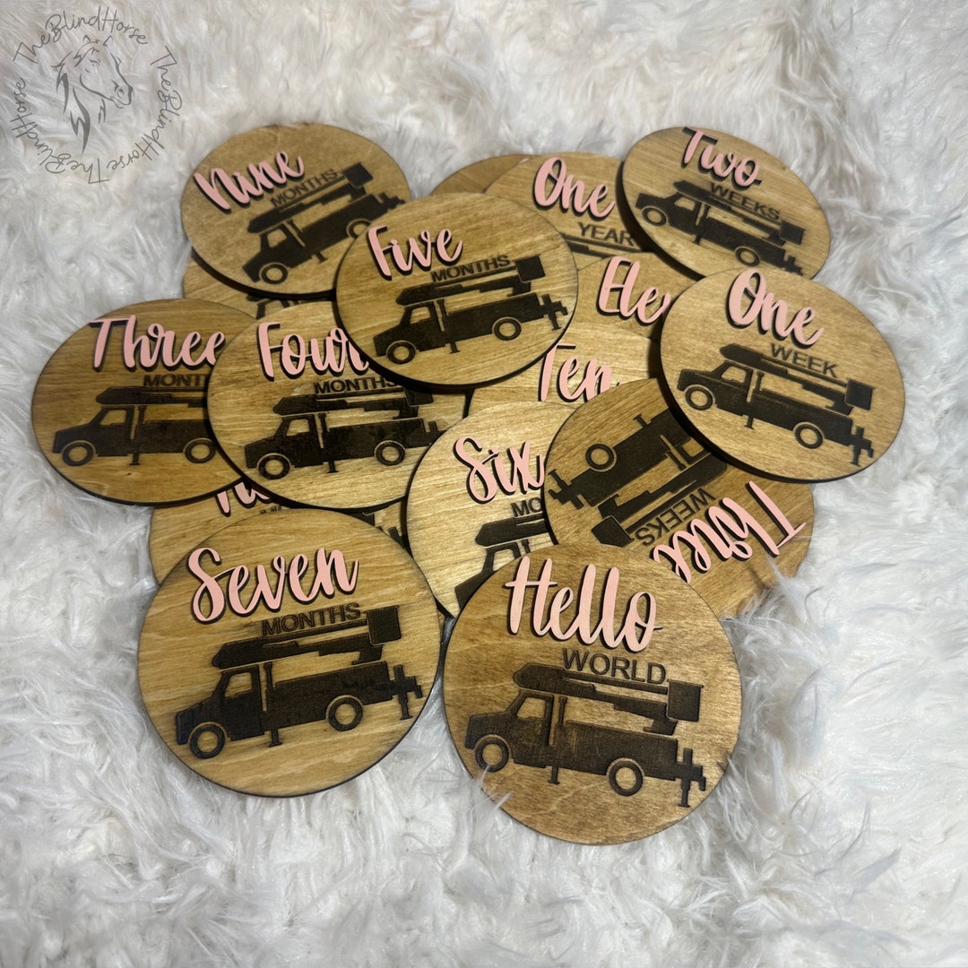 Lineman Baby Gifts, Lineman Milestone Discs, Lineman Baby Annoucement ...