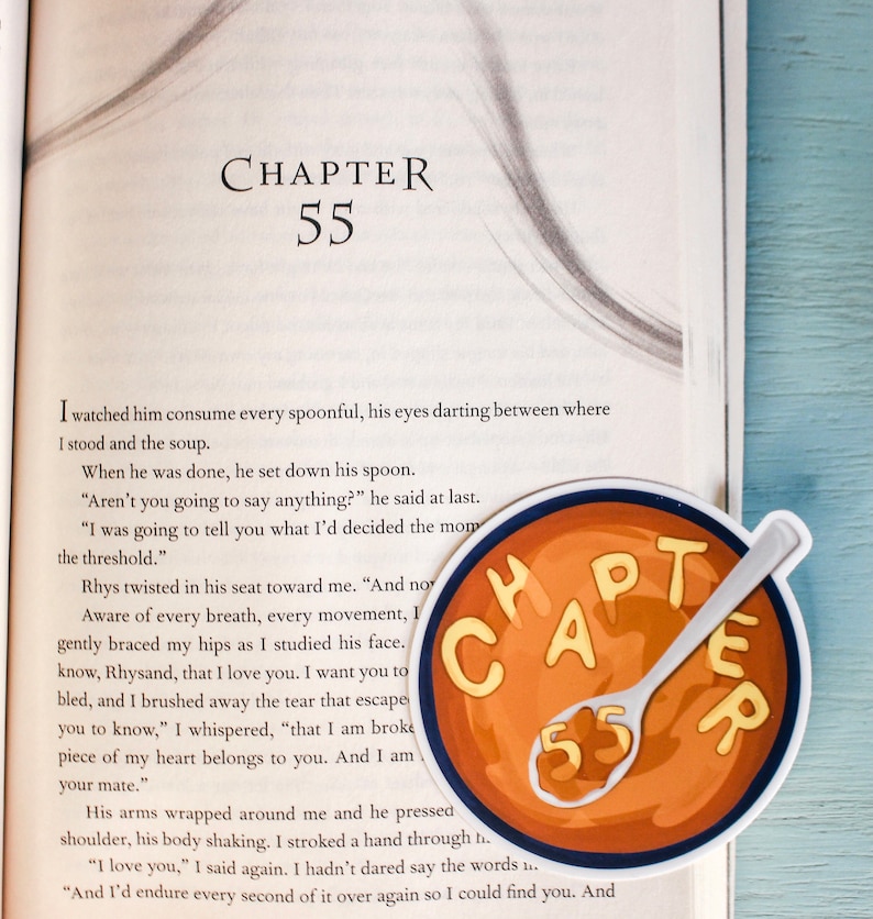 Chapter 55 Sticker ACOTAR Inspired Feyre and Rhys | Etsy