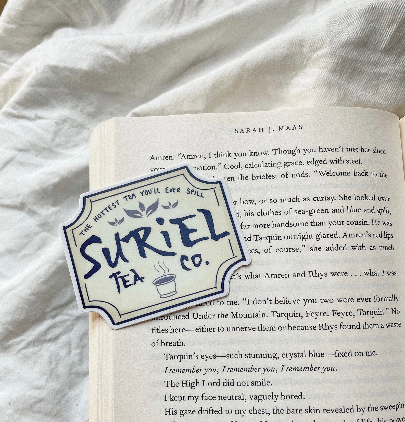 Suriel Tea Co. Sticker ACOTAR Inspired the Suriel A Court - Etsy