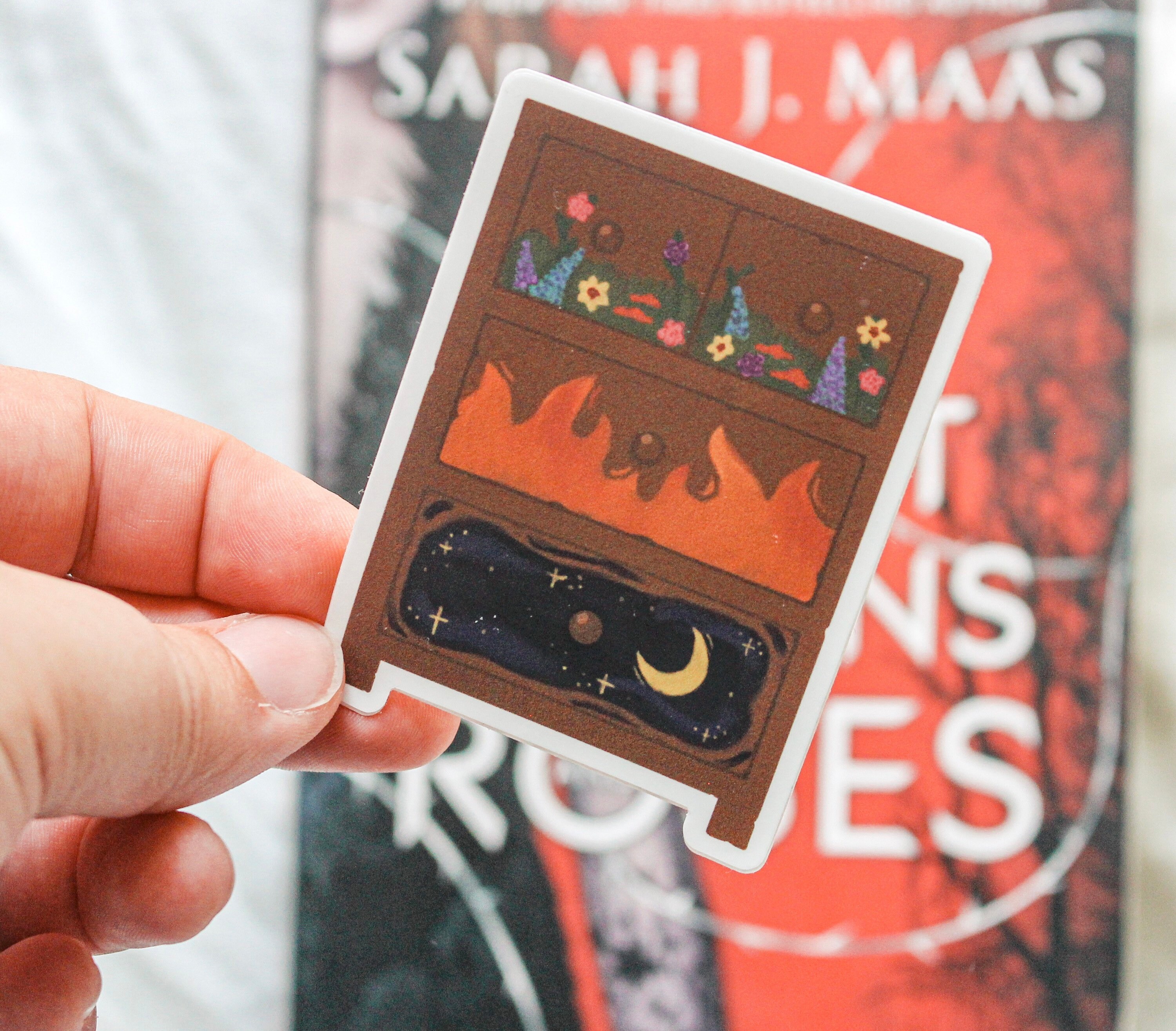 Archeron Dresser Sticker ACOTAR Inspired Archeron Sisters | Etsy