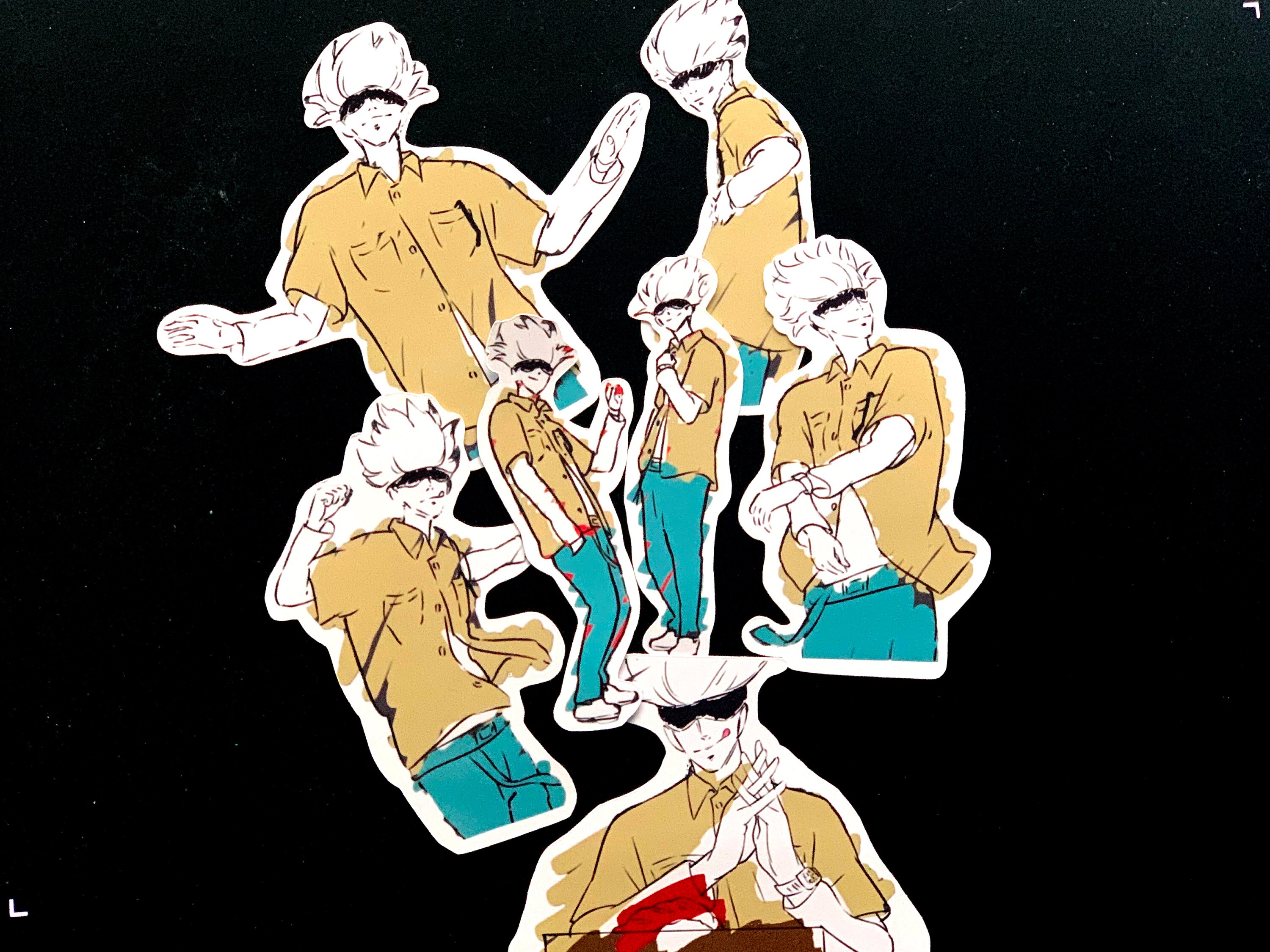 Jujutsu Kaisen ED1 Stickers Pack JJK Sketch Sticker Set | Etsy