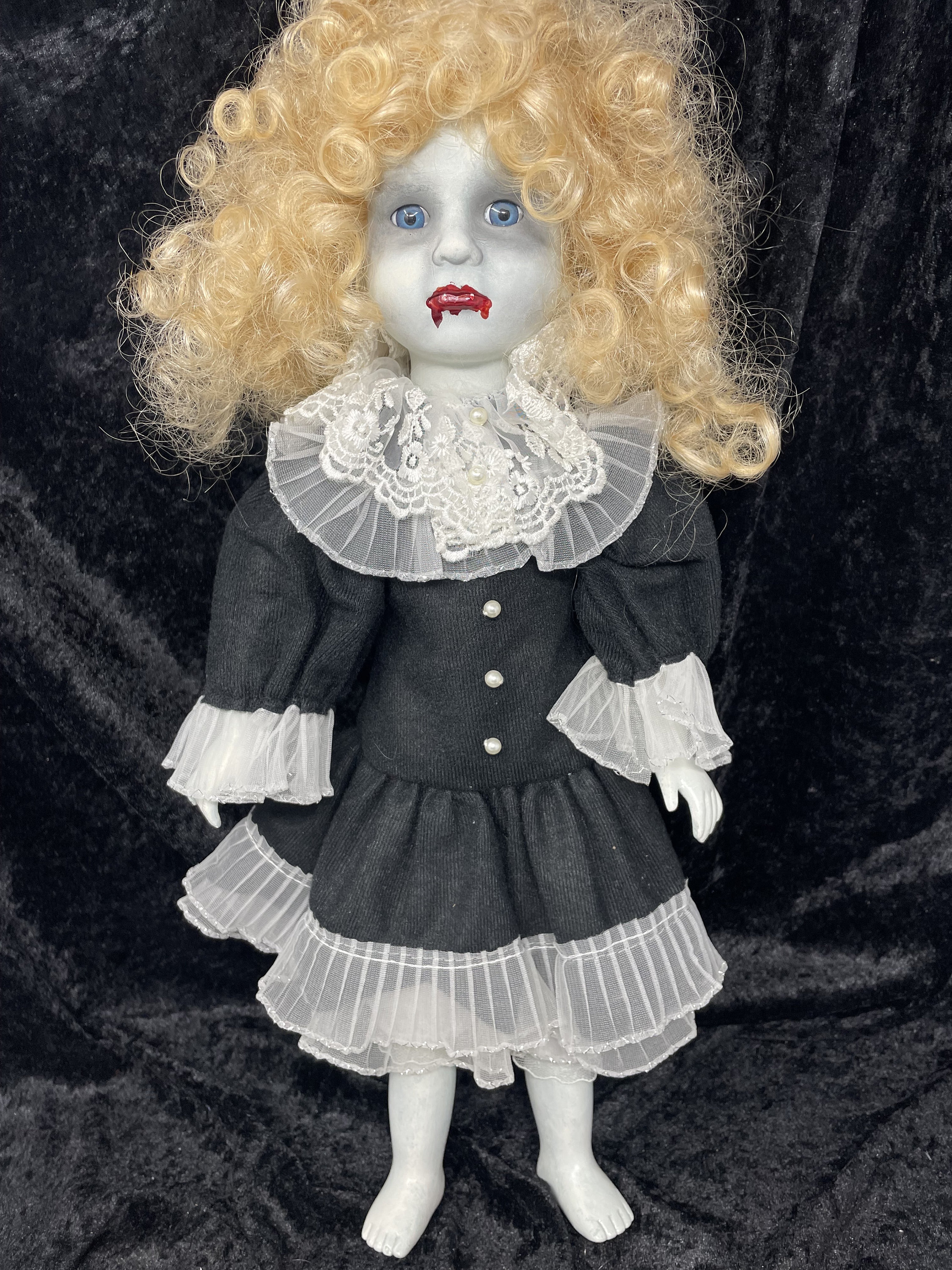 Creepy Claudia Porcelain Vampire Doll - Etsy