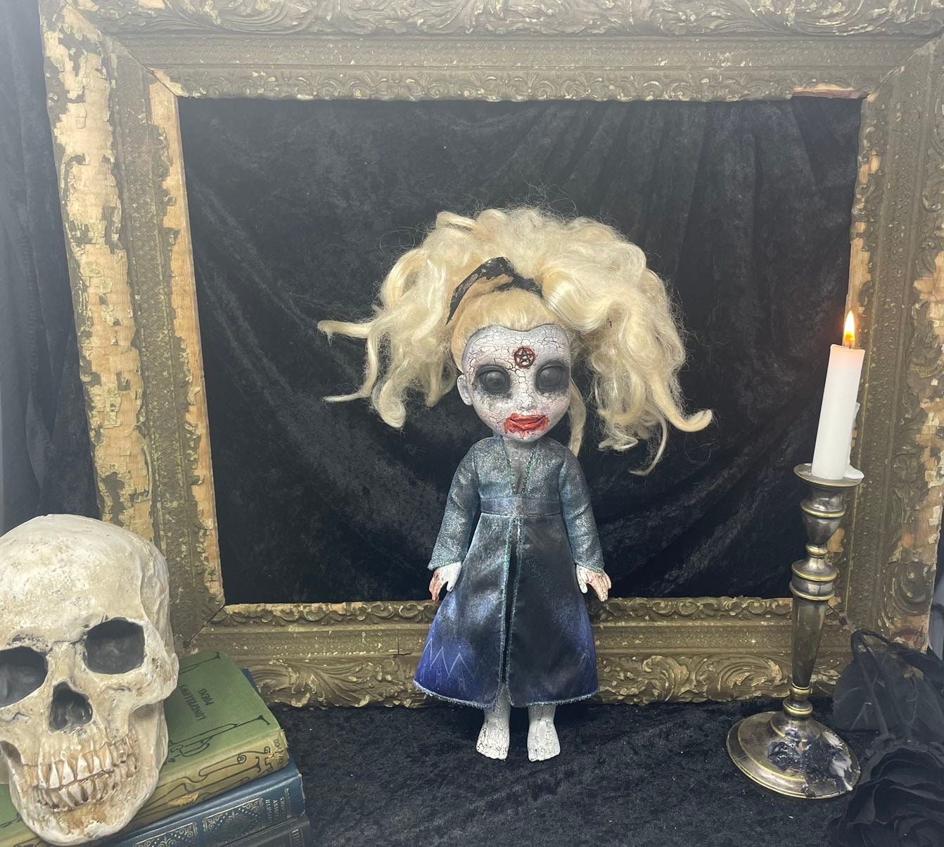 Creepy Disney Princess Elsa Pentacle Doll - Etsy