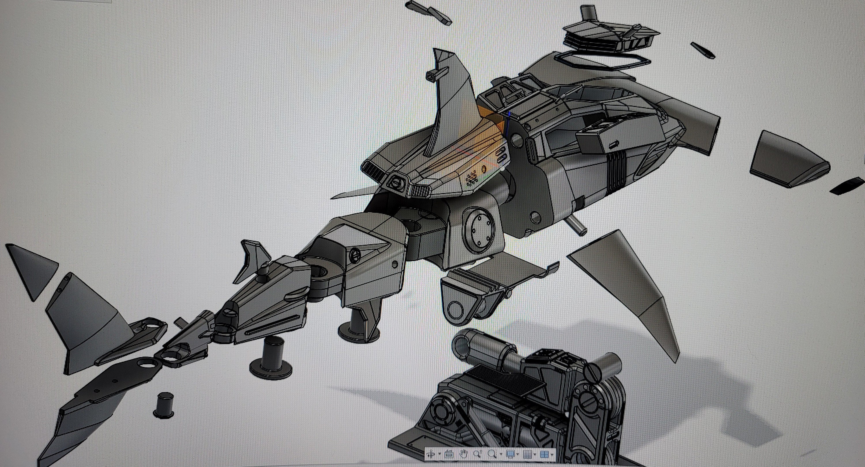 Robot Bull Shark - Etsy