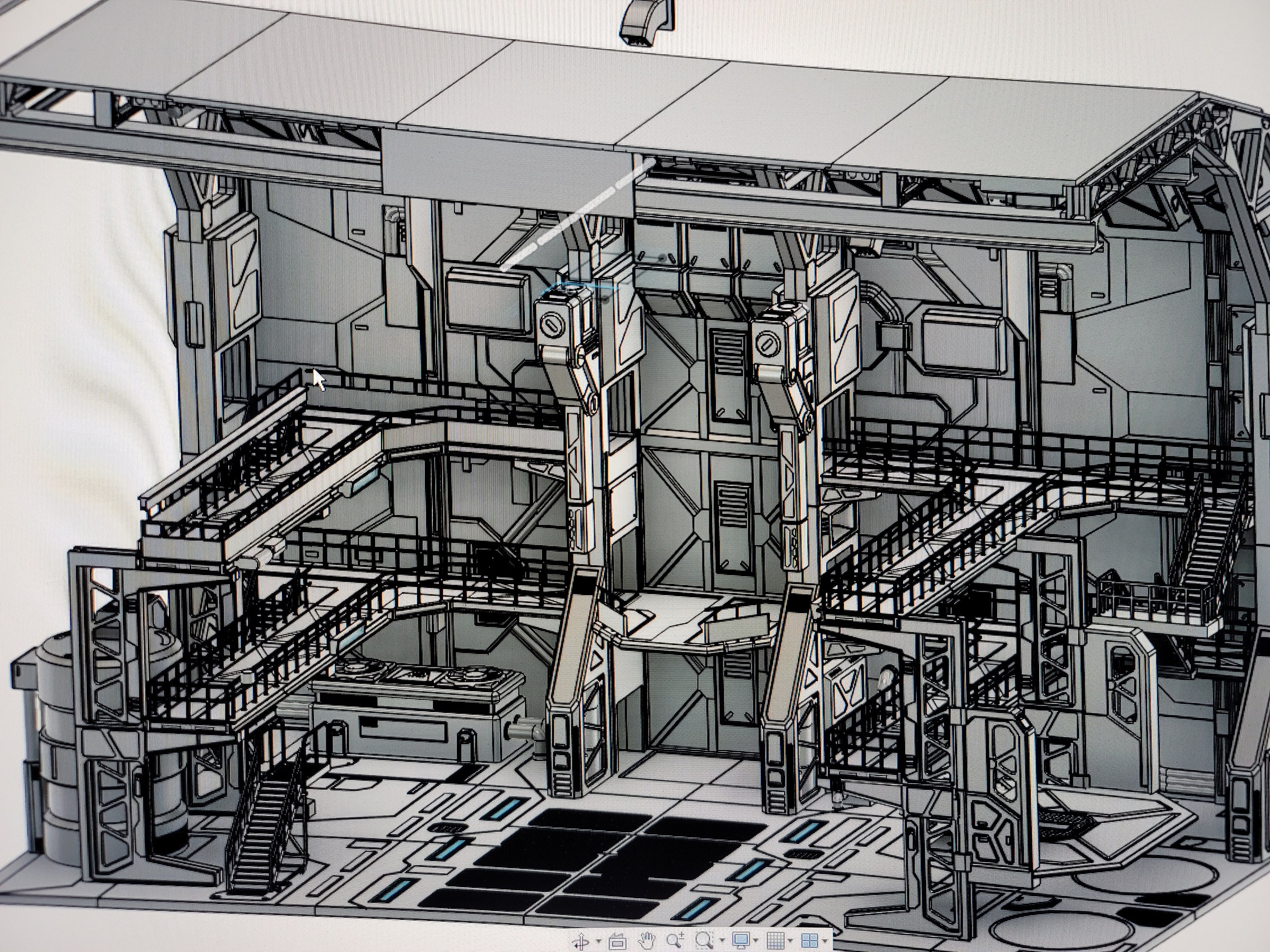 Main Unit Hangar Base Custom. - Etsy