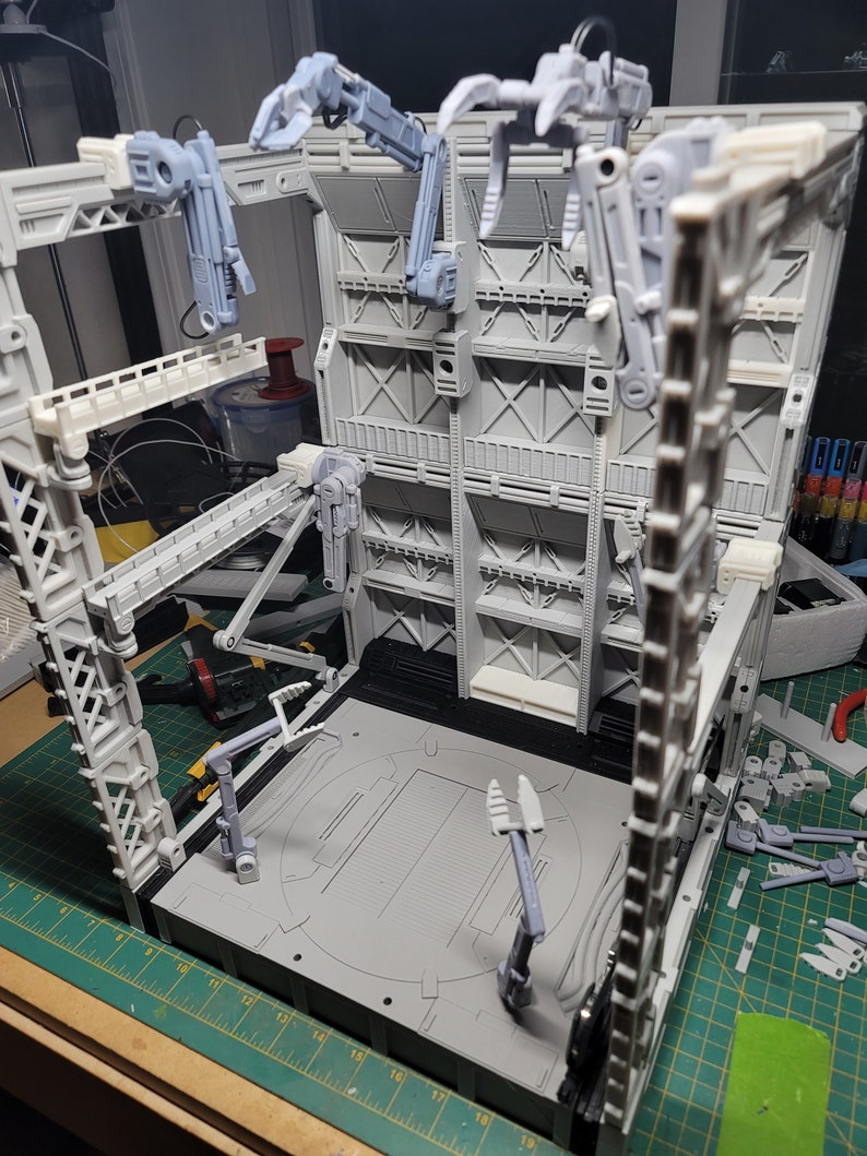 Hangar Repair Station for Mecha, Gundam, Robots. - Etsy