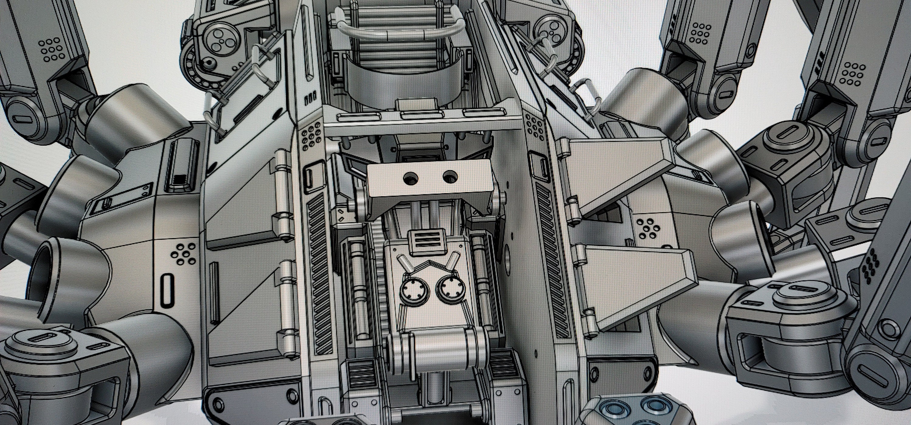 3D Printed Articulating Spider Mech. - Etsy