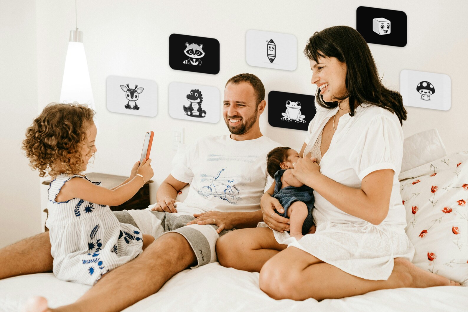 108 Printable Montessori Sensory High Contrast Baby Cards Bundle ...