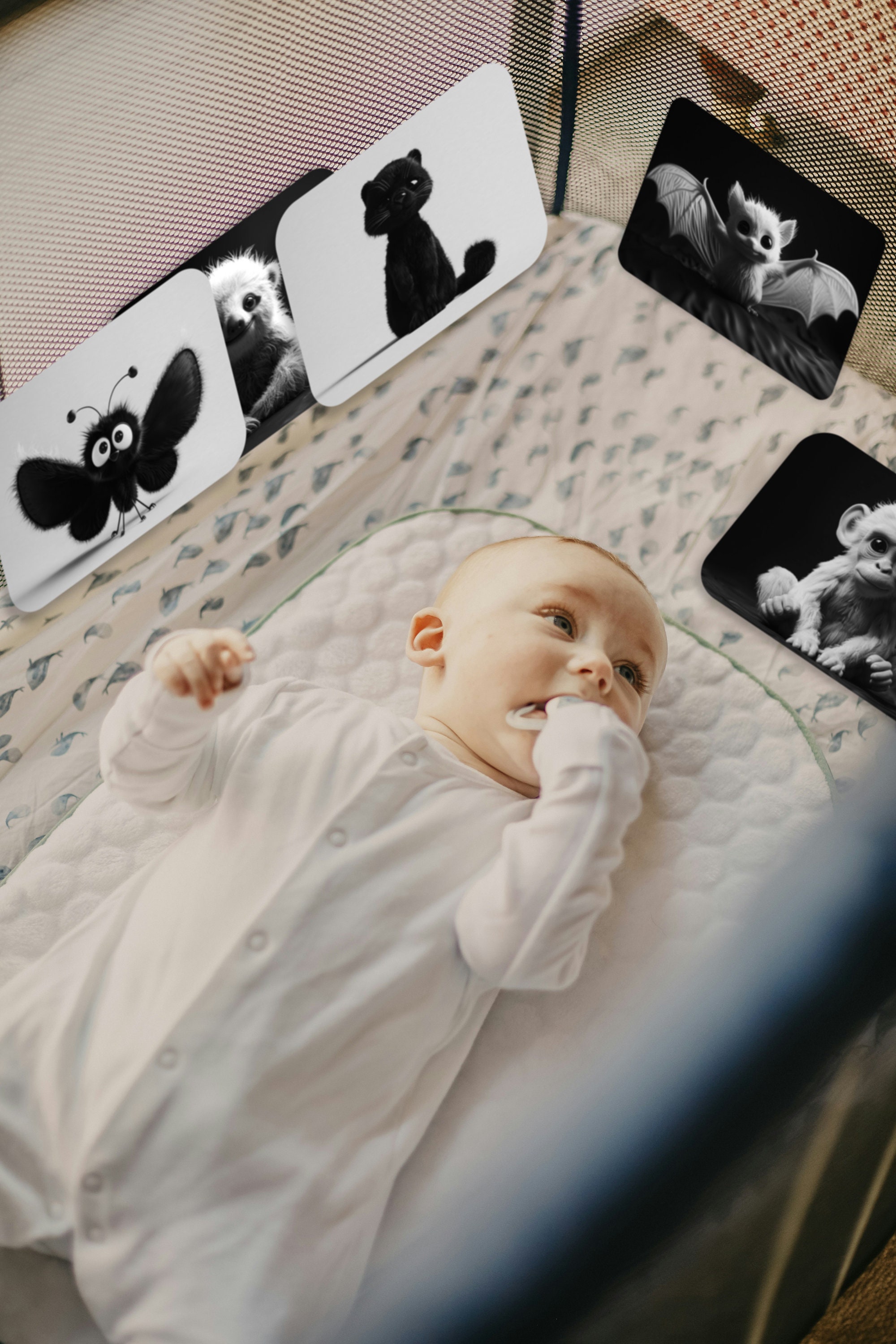 144 Printable Montessori Sensory High Contrast Baby Cards Bundle ...