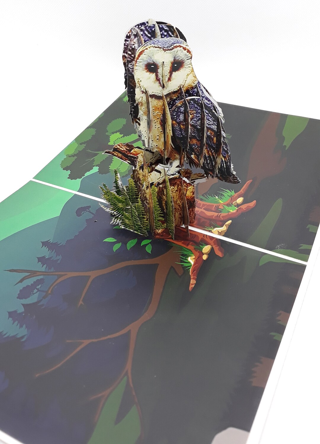 Customizable 3D Owl Pop-up Card - Etsy