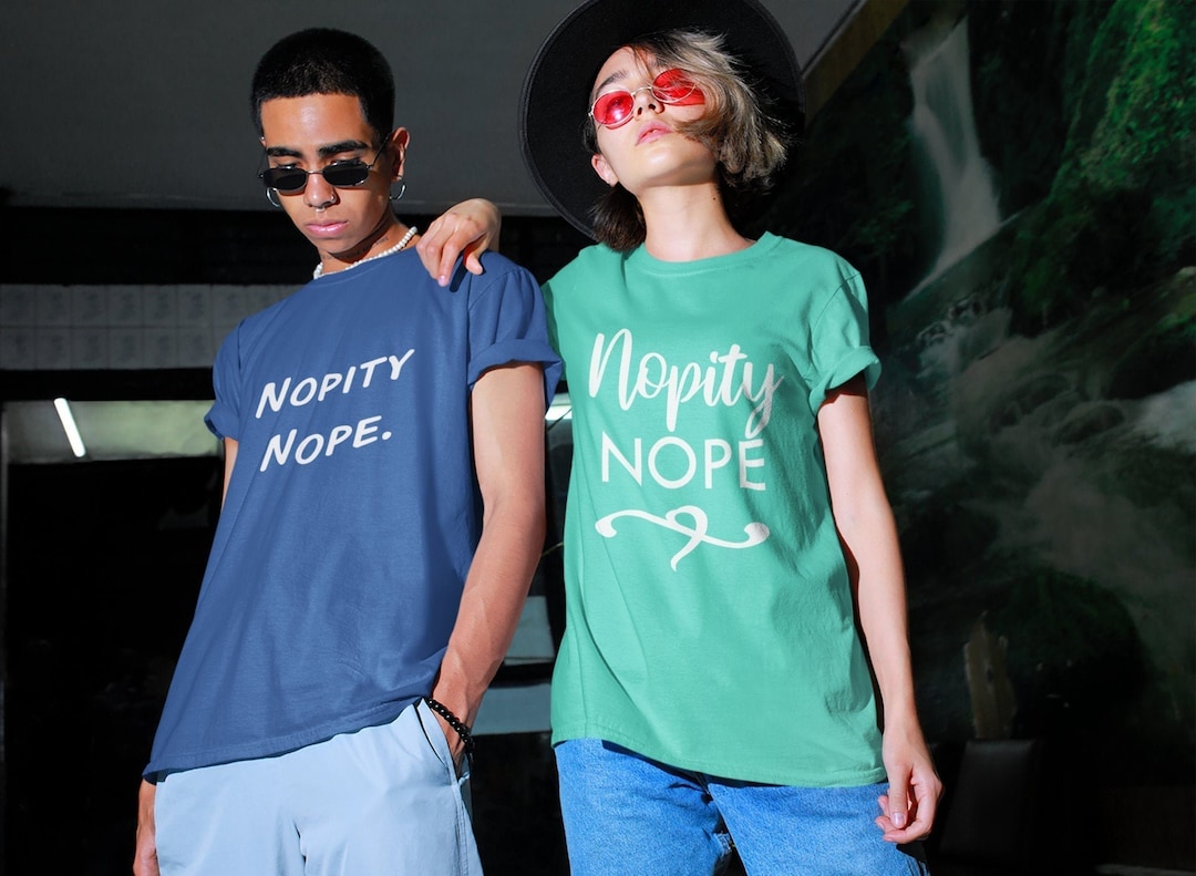 Nopity Nope T-shirt Nope Shirt Introvert T-shirt Salty - Etsy