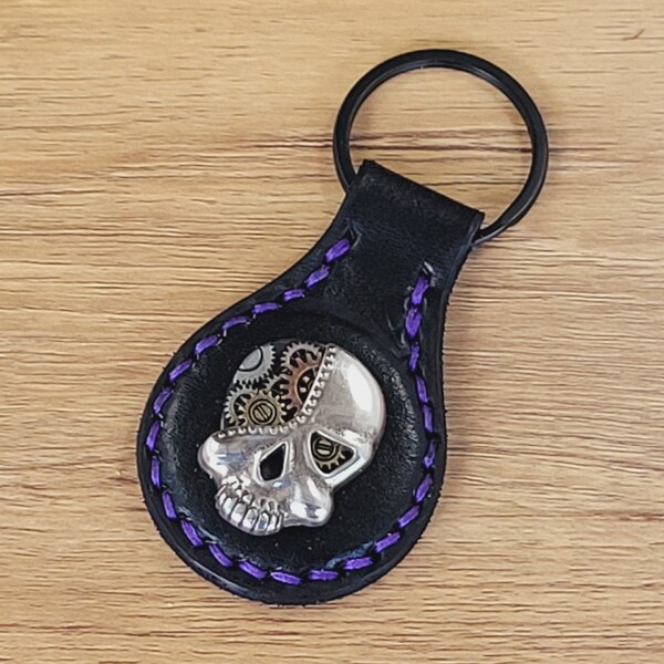 Steampunk Keyring - Etsy