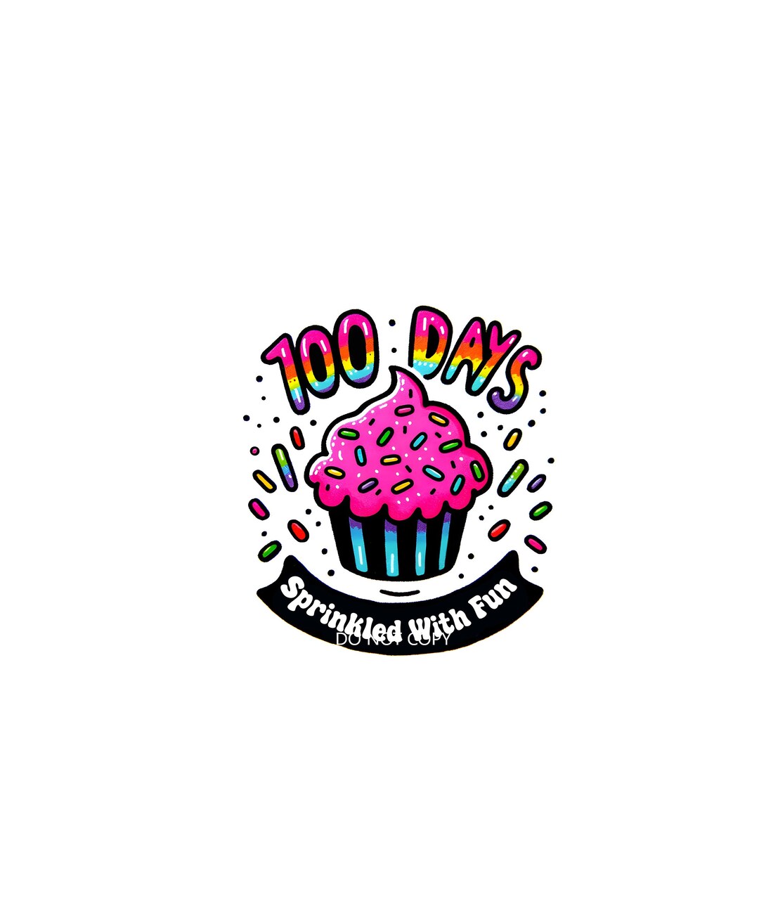 100 Days Sprinkled With Fun Cupcake Cute 100 Days T-shirt, Sweater ...