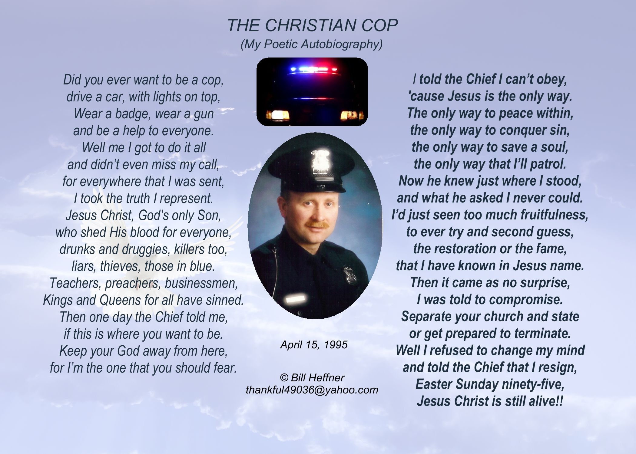 Inspirational Poems "from the Heart of a Cop" - Etsy