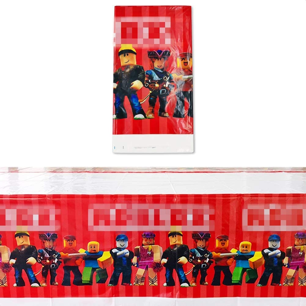Roblox Video Game Tablecloth Disposable Tablecover Birthday | Etsy