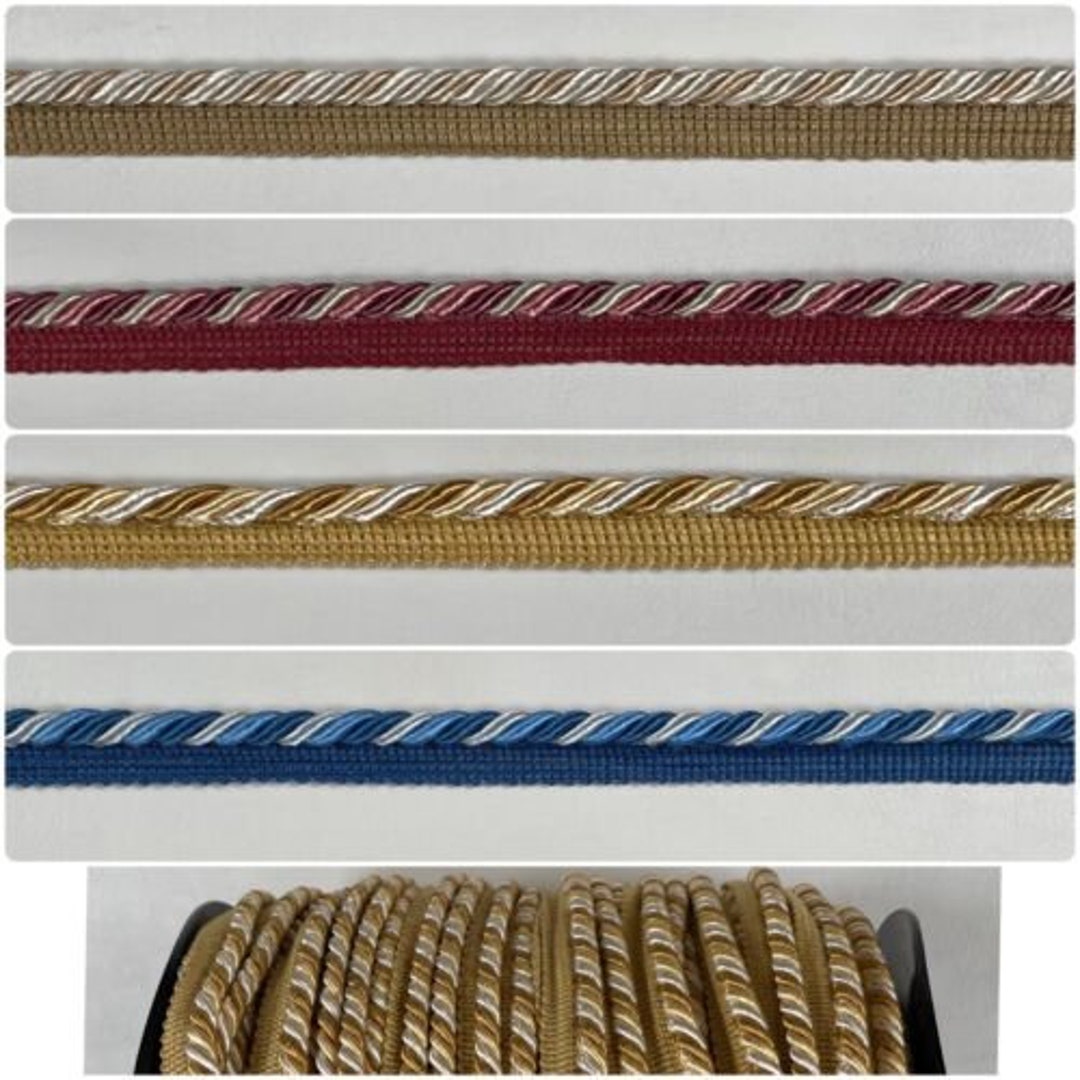Very Thick Piping Cord 8mm Flanged Piping Cord Upholstery Piping 4 ...