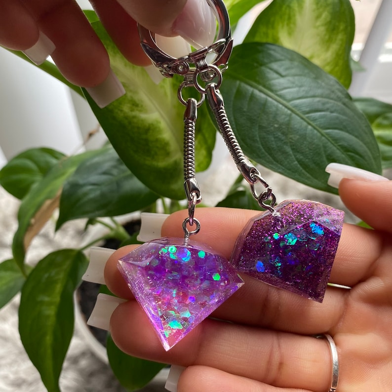 Exclusive Diamond Keychain - Etsy