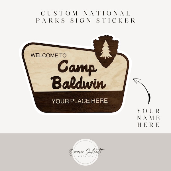 Custom National Park Sign - Etsy
