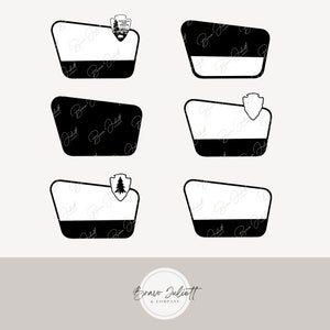 National Parks Sign Outlines DIGITAL FILE - SVG - Etsy