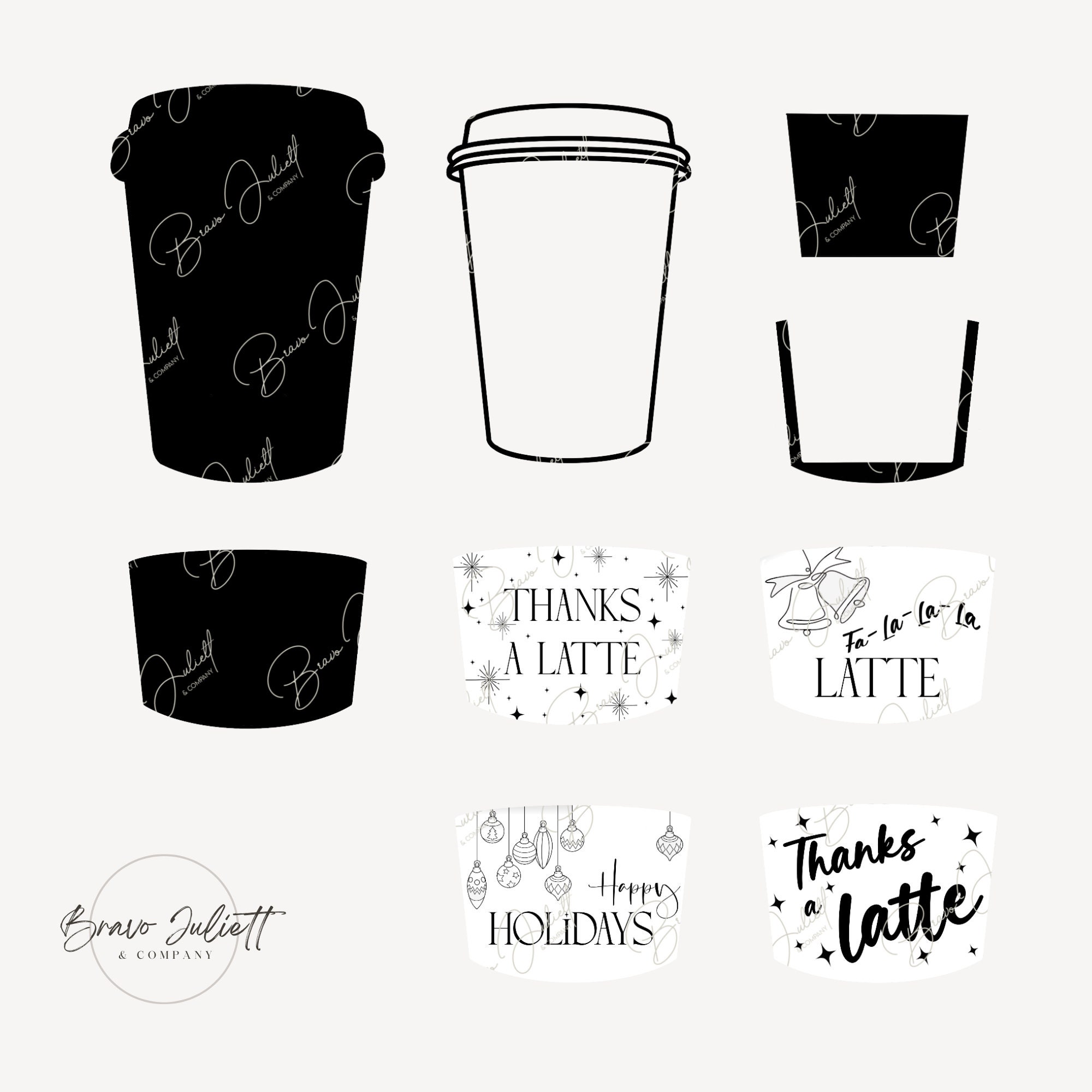 DIGITAL FILE - Coffee Cup Gift Card Holder SVG - Etsy
