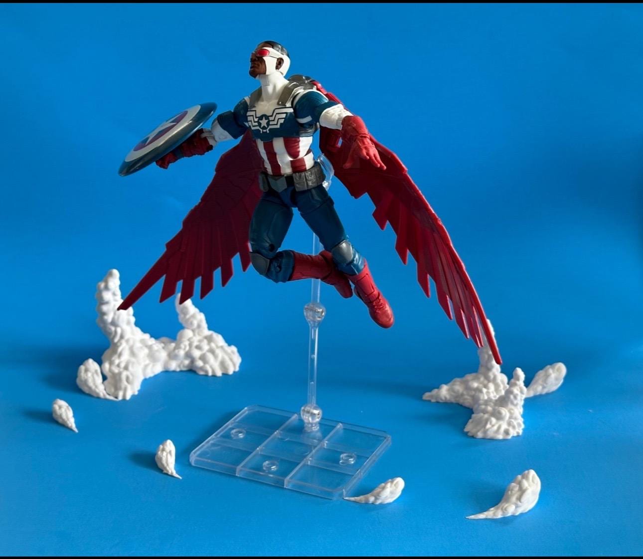 Action Figure/ Superhero Effects. Set of 14 – 3D Printed Cloud Smoke ...