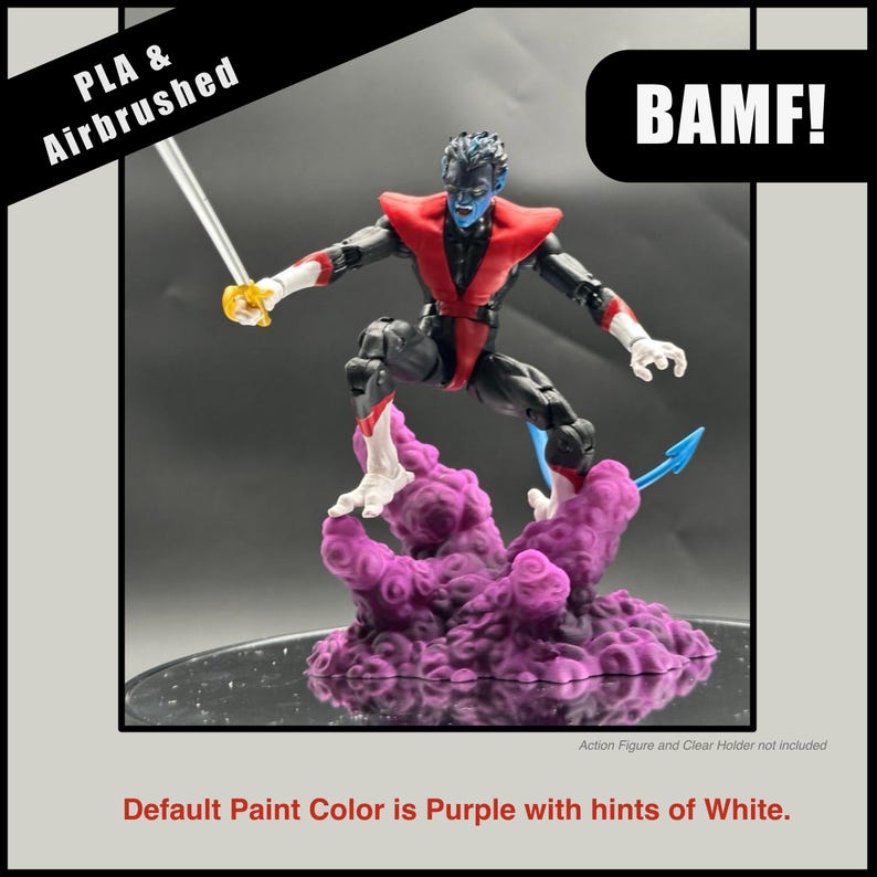 Nightcrawler BAMF Teleport Effect | Cloud Effects Base | 3D Printed and ...