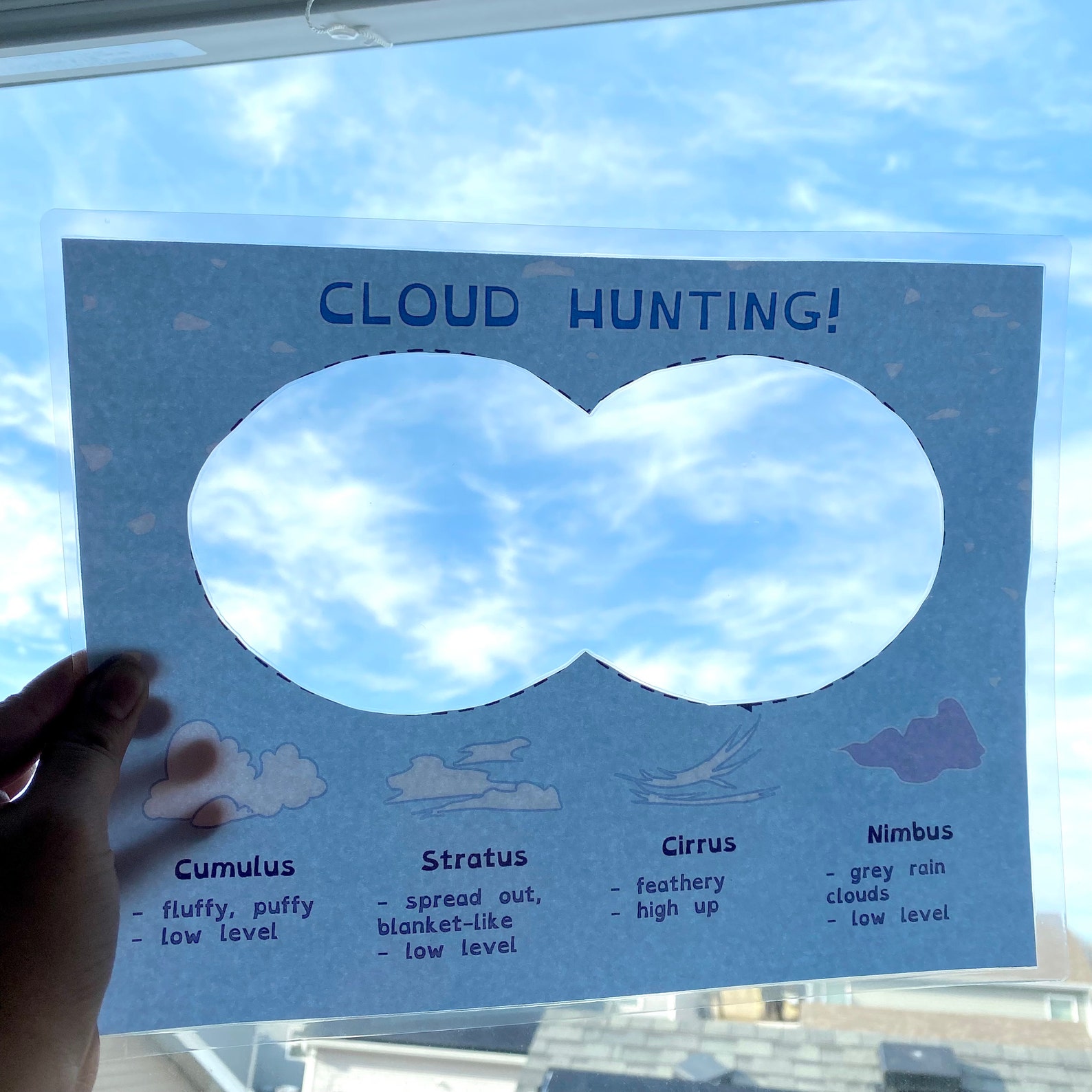 Cloud Hunting Binoculars Window | Nature Viewer | Montessori | Outdoor ...