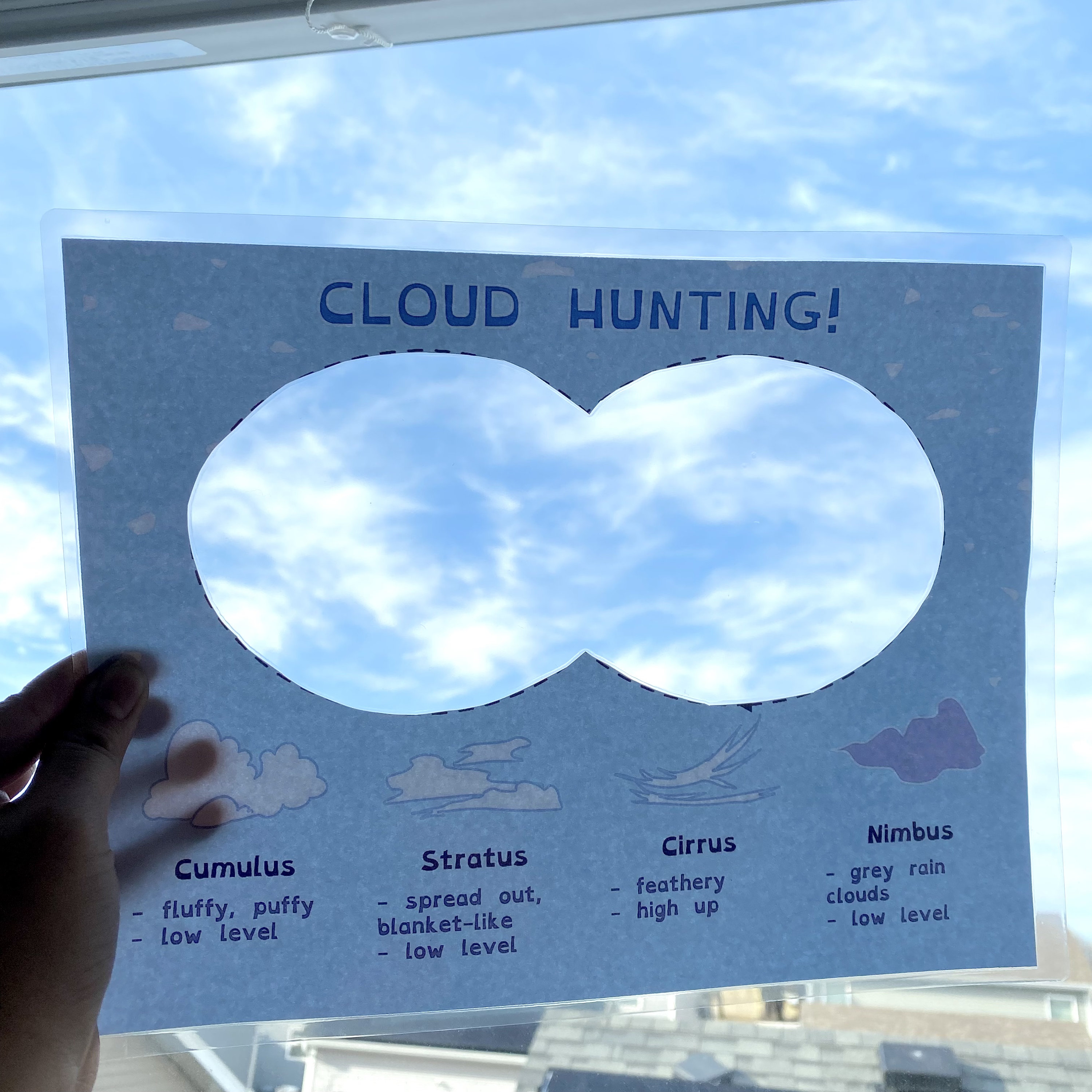 Cloud Hunting Binoculars Window | Nature Viewer | Montessori | Outdoor ...