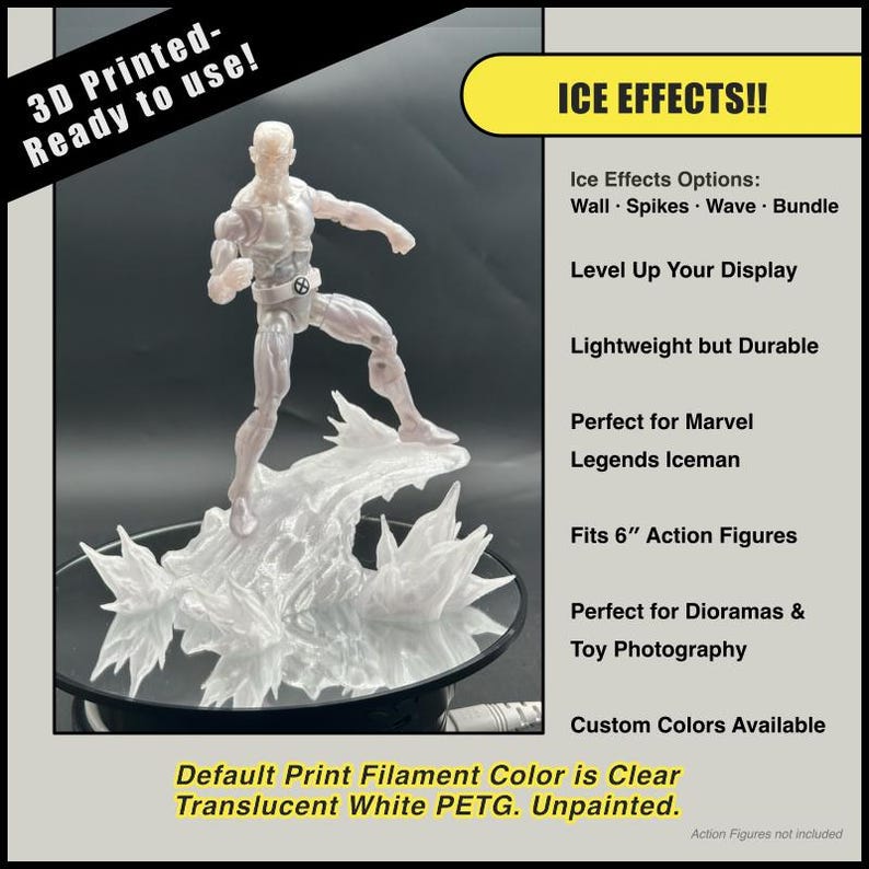 Ice Wall, Ice Spikes, Ice Surf Wave | 3D Printed Ice Effects for Action ...