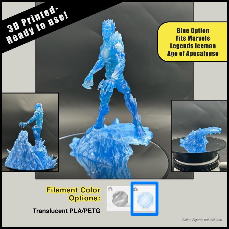 Ice Wall, Ice Spikes, Ice Surf Wave | 3D Printed Ice Effects for Action ...