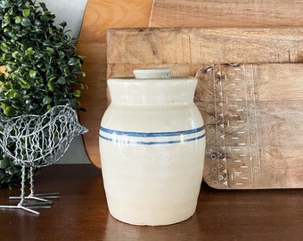 Antique Crock Butter Churn | Etsy