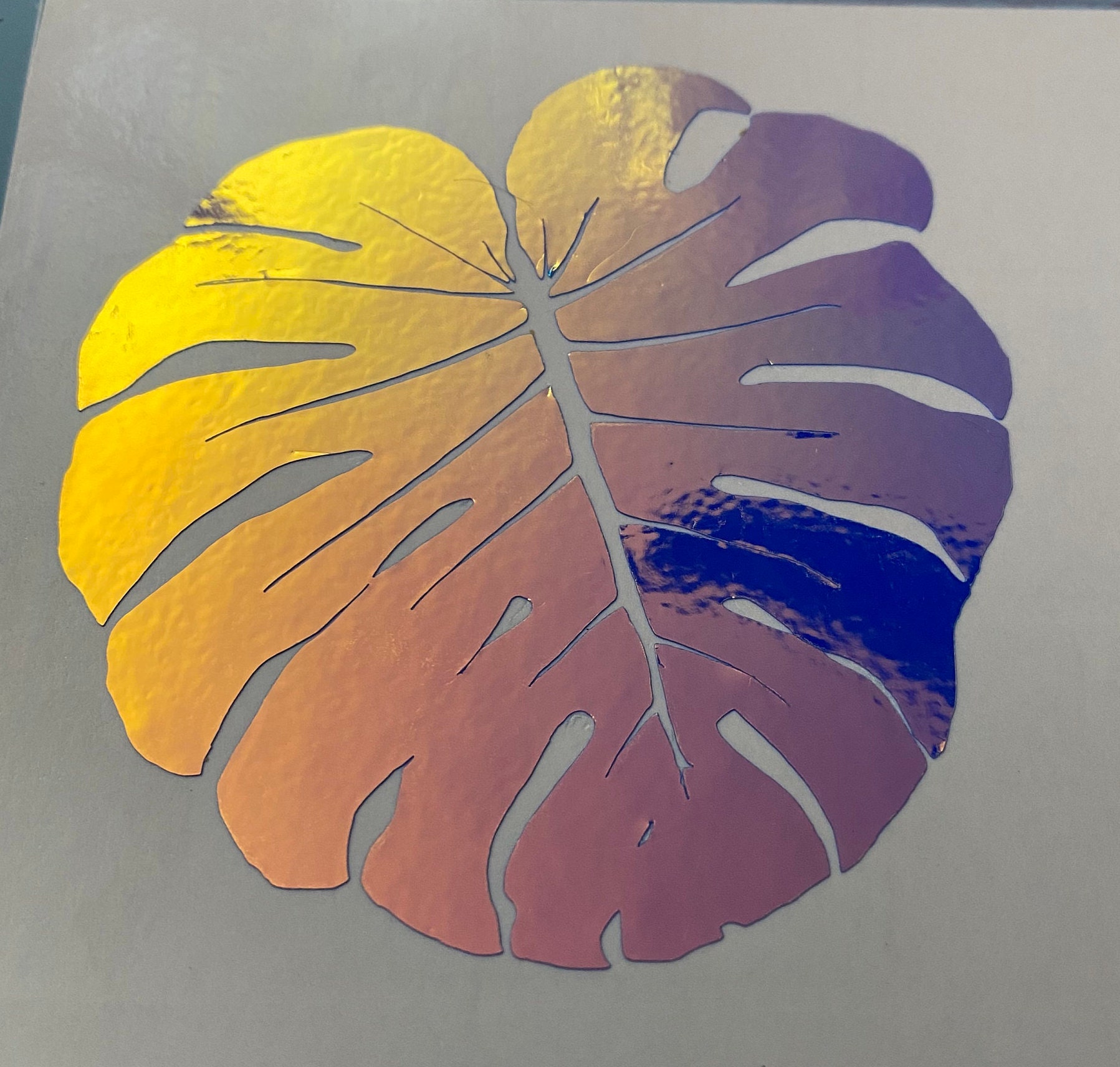 Custom Monstera Decal - Etsy