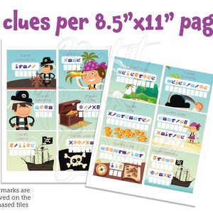 Pirate Treasure Hunt, Pirate Scavenger Hunt, Pirate Printables, Pirate ...