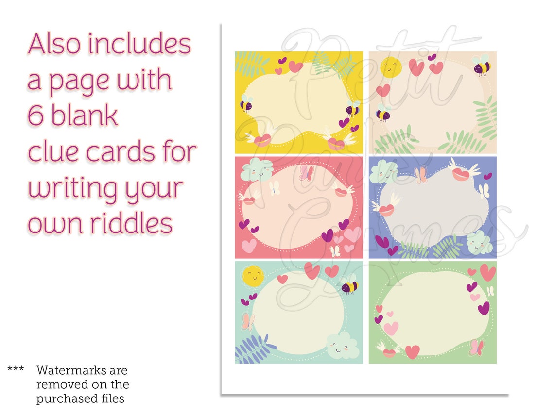 Indoor Scavenger Hunt, Kids Treasure Hunt, Rainy Day Activity ...