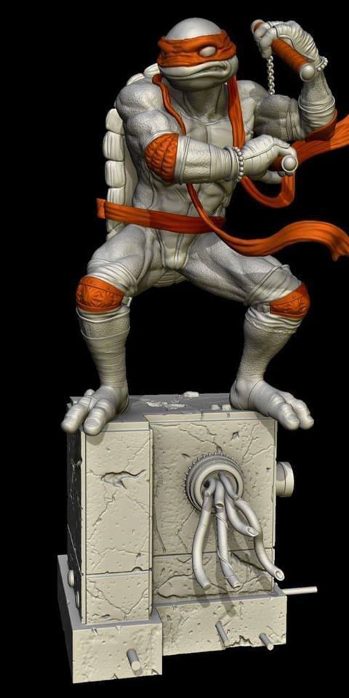 Diorama Teenage mutant ninja STL File 3D Model Print | Etsy