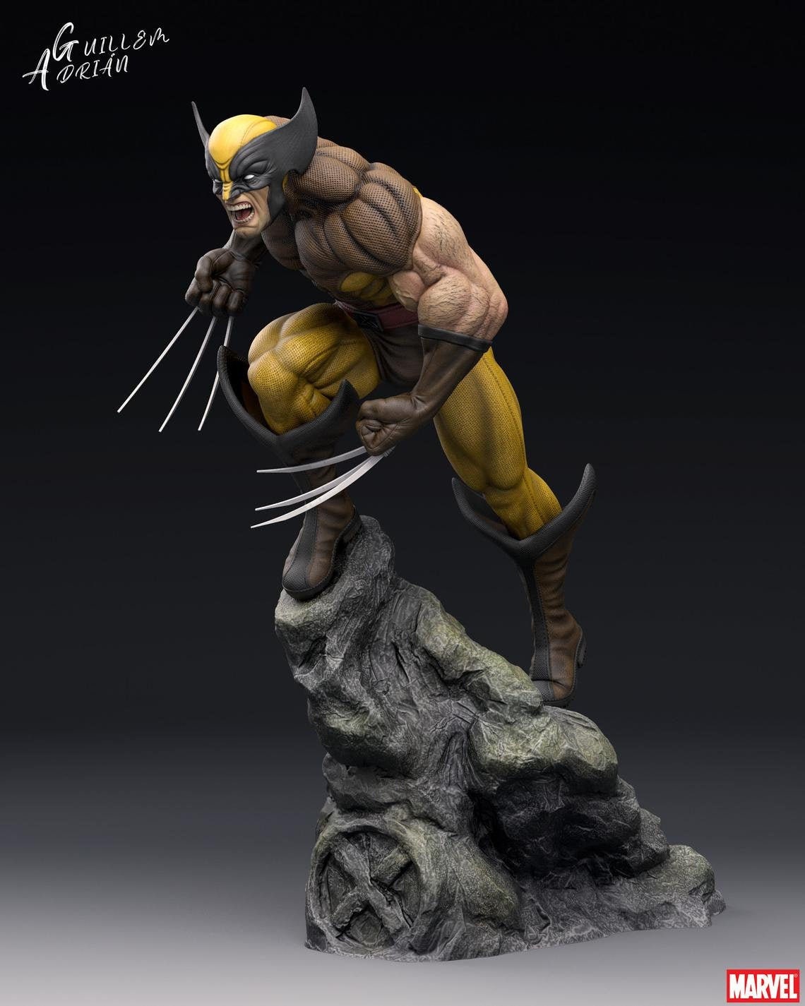Wolverine STL File 3D Model Print | Etsy