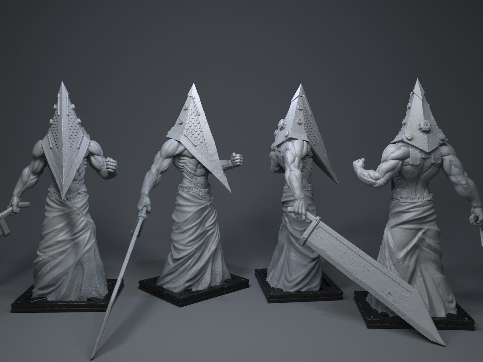 Pyramid Head STL Silent Hill STL File 3D Model Print | Etsy