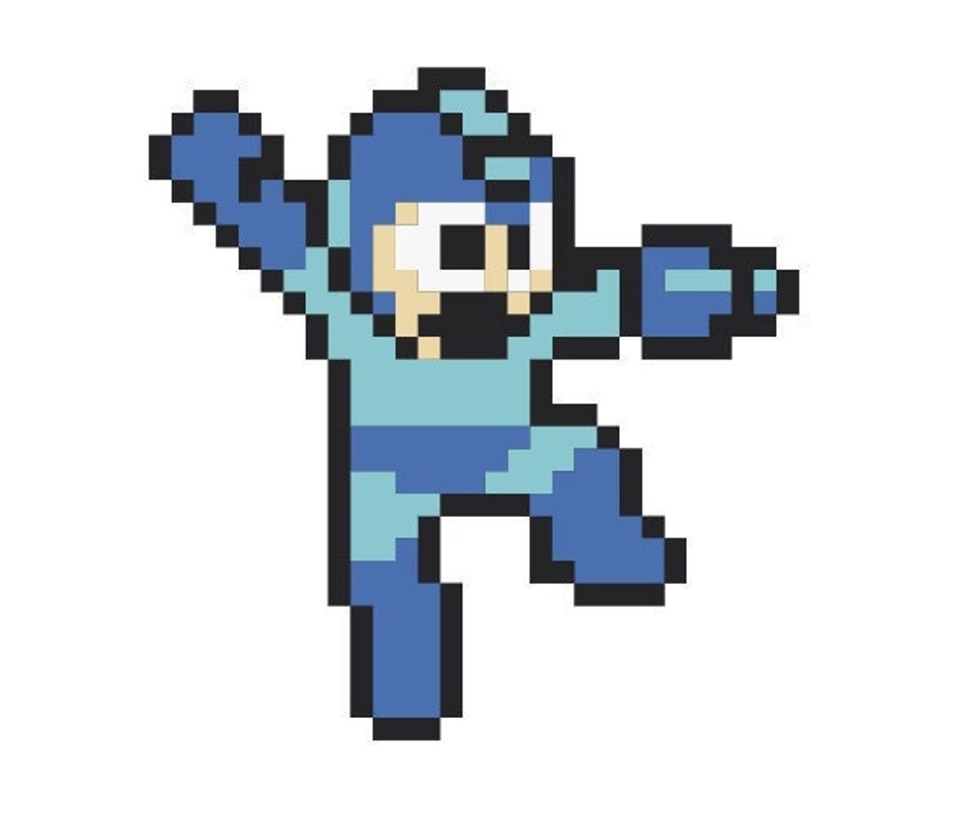 Mega Man 8-bit SVG - Etsy