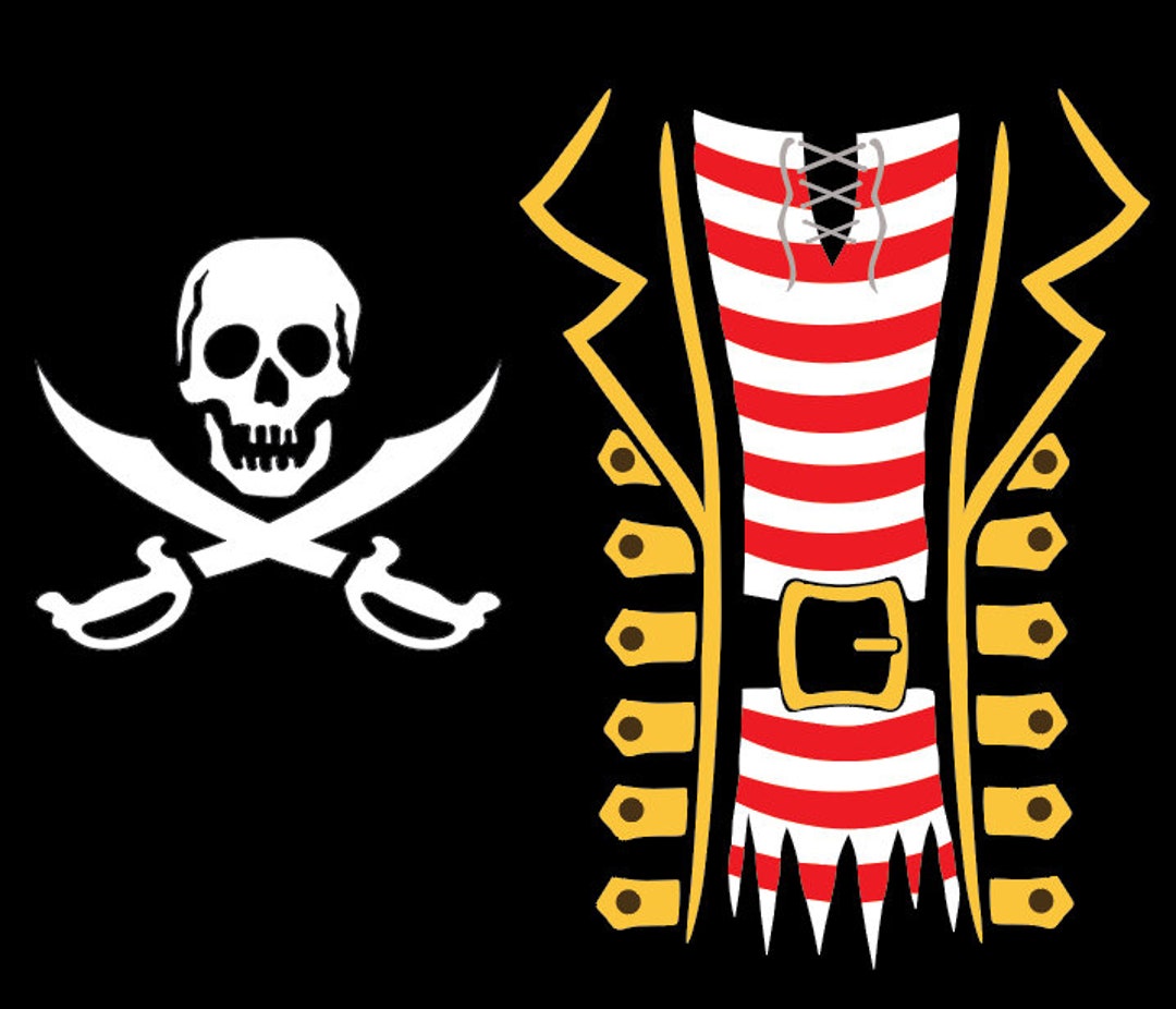 Pirate Outfit SVG - Etsy